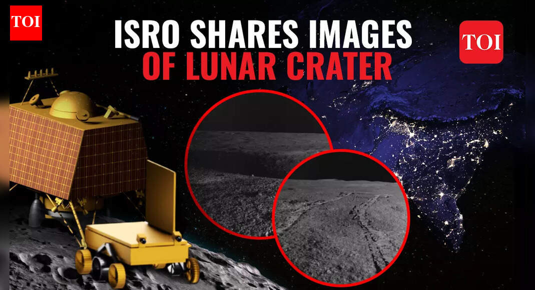 ISRO shares Chandrayaan-3 latest images: Pragyan rover navigates Moon's ...