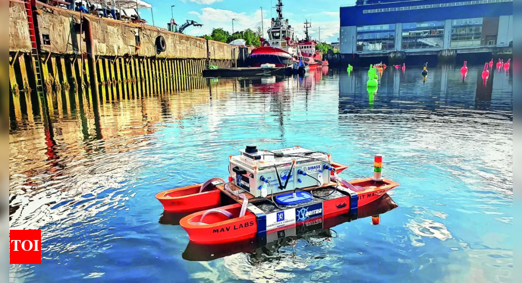 Surface Boat: Autonomous Surface Boat From Iit-m | Chennai News - Times ...