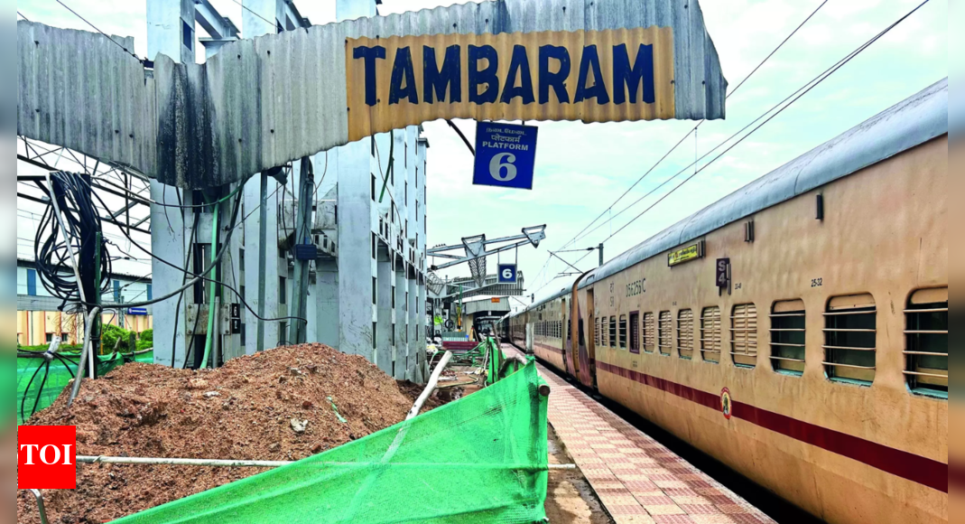 Tambaram Station: Train Passengers Put To Hardship At Tambaram Station | Chennai News - Times of ...