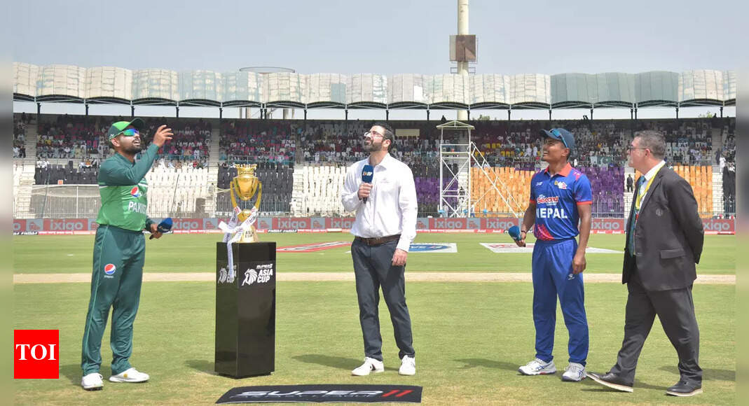 Pakistan Vs Nepal: Asia Cup: Pakistan bat first in opening game against ...