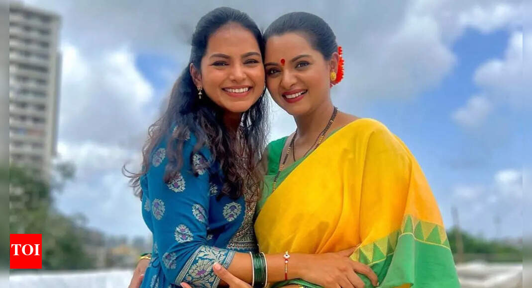 Marathi actresses and siblings Titeeksha Tawde and Khushboo Tawde tie ...