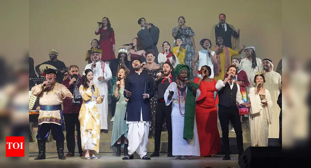 ‘We celebrated the oneness of the world on stage’ - Times of India