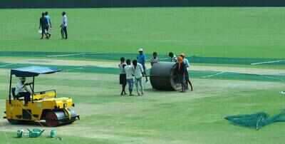 Green Park gets sprucedup for UPT20 league | Cricket News - Times of India