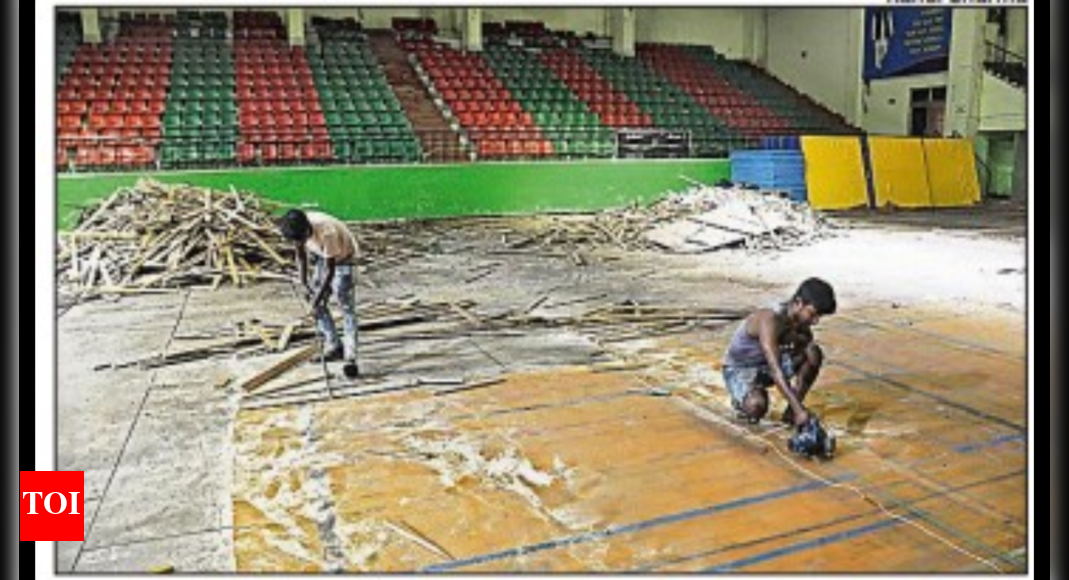 Patna: Indoor stadium to be ready in 2 months | Patna News - Times of India