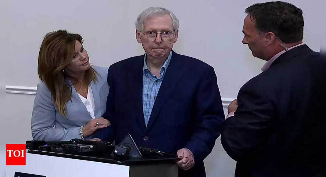 Mitch Mcconnell: Mental fitness of McConnell in question as freezes up for second time in public ...