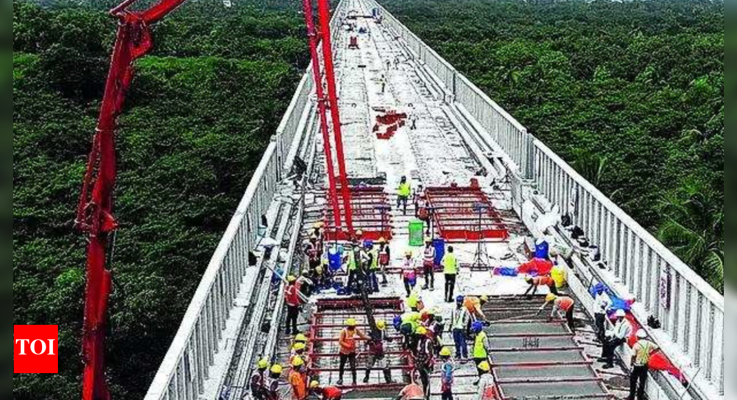 Mahindra & Mahindra: Bullet Train: Track Work Starts In Surat ...