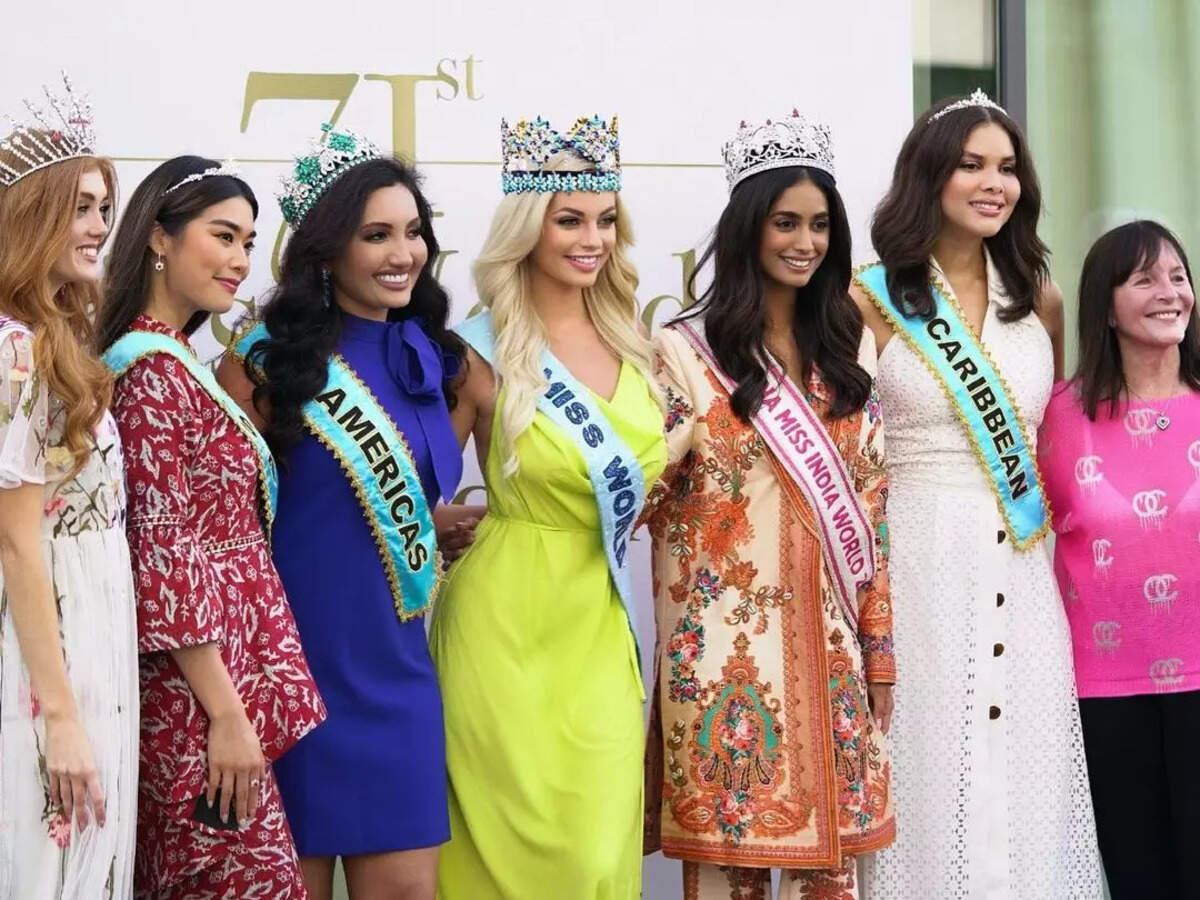 Miss World 2022 Karolina Bielawska and her sister queens arrive in Pune!