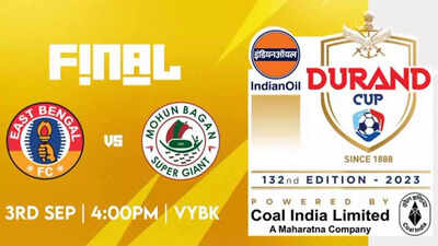 Durand Cup final: Mohun Bagan, East Bengal in title clash | Football News - Times of India