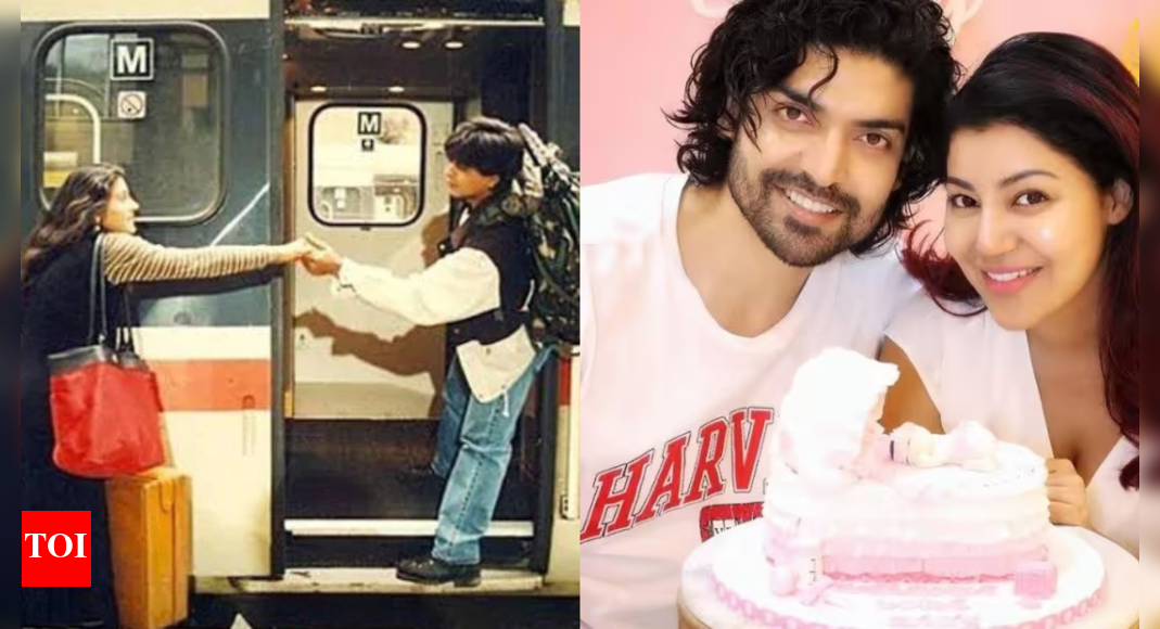 Gurmeet Choudhary and Debina Bonnerjee recreate the classic Dilwale ...