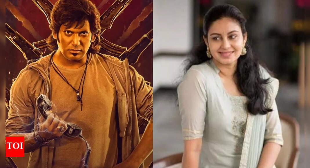 Abhinaya's emotional speech at the 'Mark Anthony' trailer launch makes Vishal teary-eyed | Tamil ...