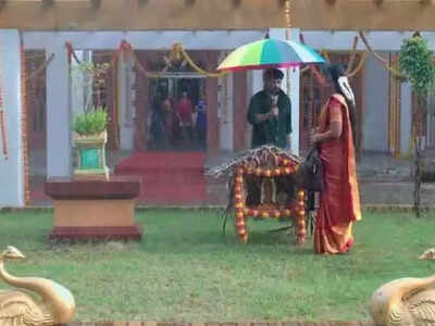 Karthigai Deepam: Dharmalingam's amazement at the arrival of Karthik ...