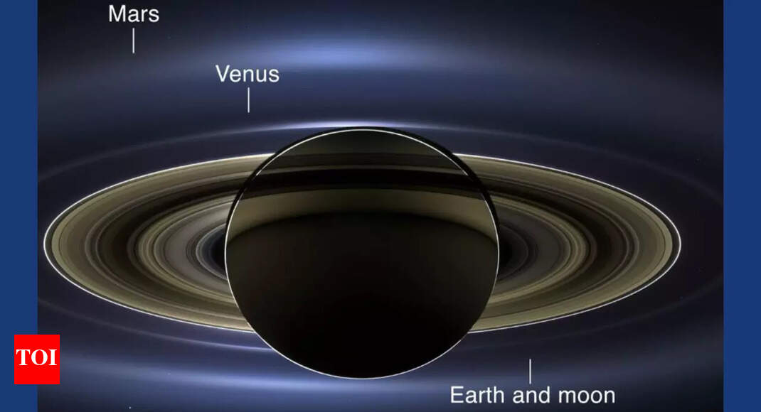 Watch: NASA's Cassini captures stunning images of Saturn, Earth, and ...