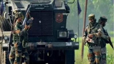Terrorist killed in encounter in J&K's Reasi | India News - Times of India