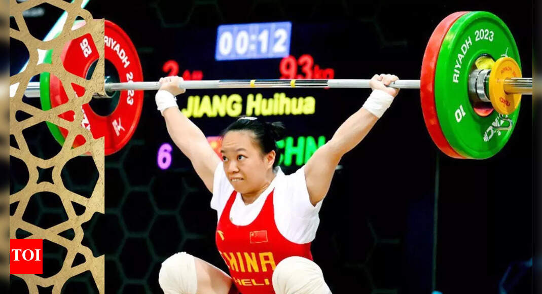 Chinese lifter Jiang Huihua breaks Mirabai Chanu's world record | More sports News - Times of India
