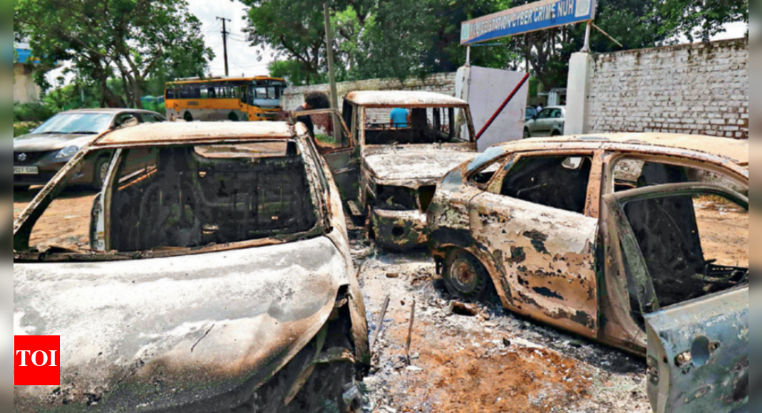 Police Stn Attack During Nuh Riot Planned On Whatsapp Group Its Admin