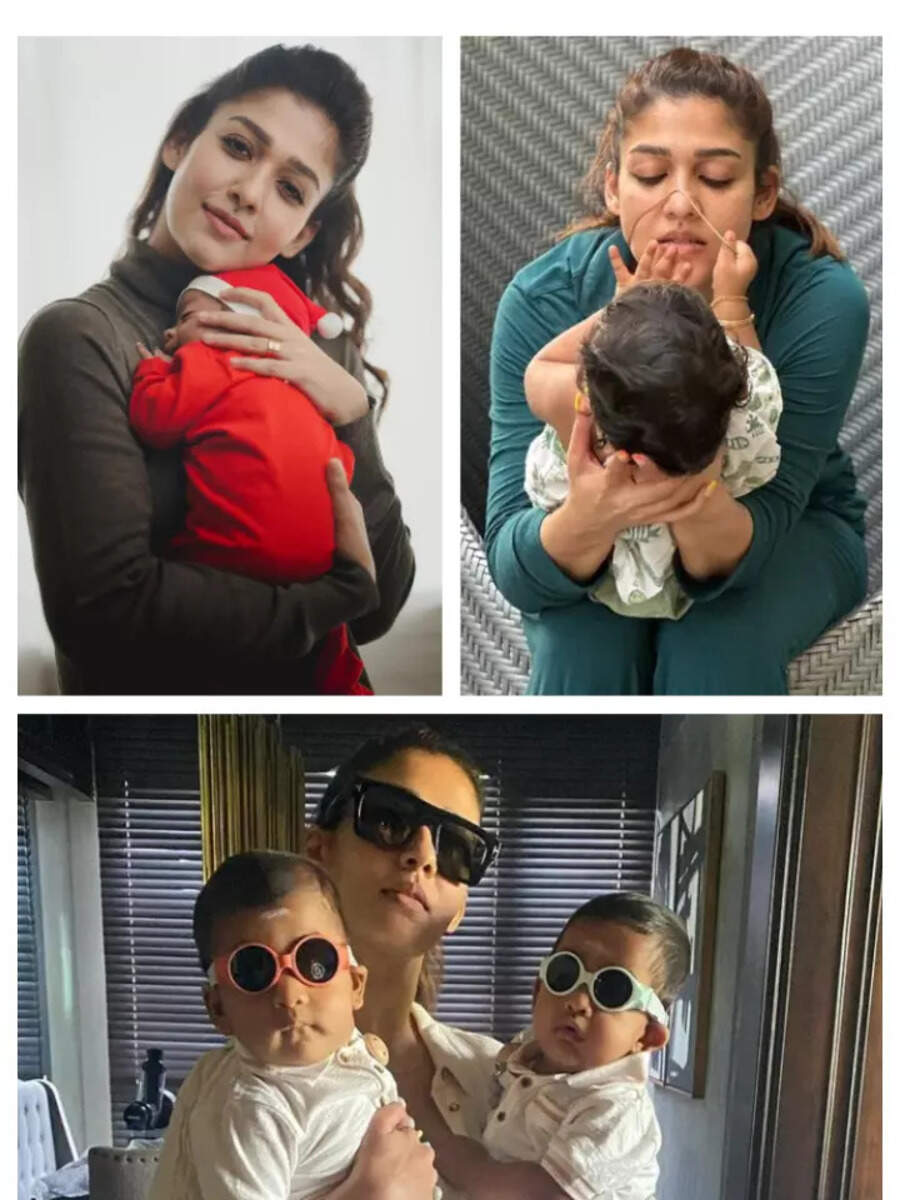 Unmissable photos of Nayanthara with her kids Uyir and Ulag | Times of India