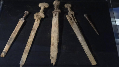 Roman Swords: 4 exceptionally preserved Roman swords discovered in a ...
