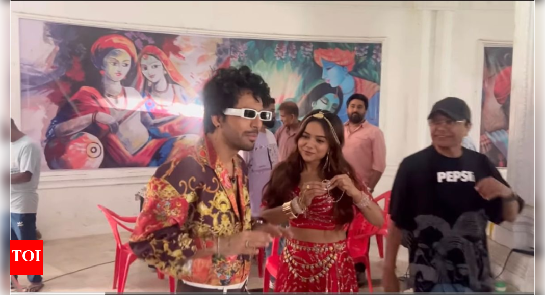 Manisha Rani shares a BTS video of her new song Jamna Paar with Tony ...