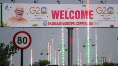 Noida Gate: With A New-look Gate, Namaste Signs & Lights, G20 Facelift ...