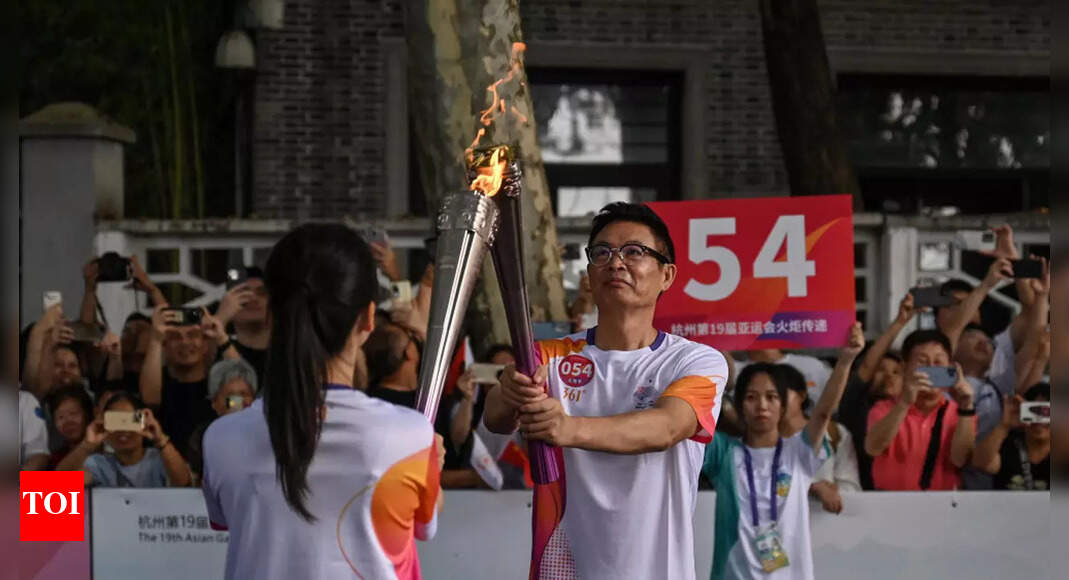 Thousands turn out for launch of Asian Games torch relay in Hangzhou ...