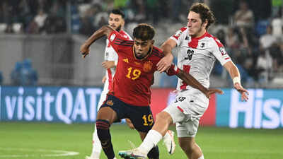 Lamine Yamal becomes Spain's youngest-ever player and goalscorer | Football News - Times of India