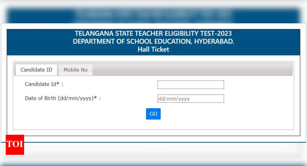 TS TET 2023 Admit Card released on tstet.cgg.gov.in; download link here - Times of India