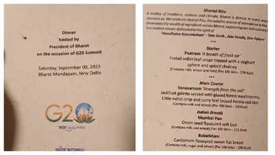 G20 Summit dinner by the President of Bharat: A poetic rendition of the ...