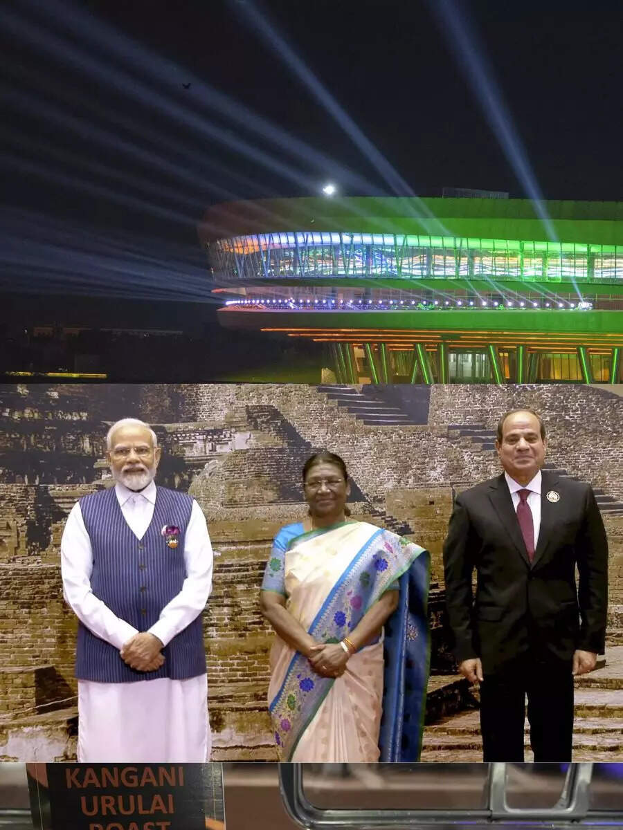 President Murmu, PM Modi welcomes global leaders for G20 dinner | Times ...