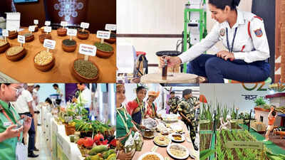 G20 Summit in Delhi: Women farmers pitch millets to visitors | Delhi ...