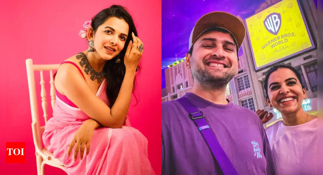 Mitali Mayekar celebrates her birthday with husband Siddharth Chandekar in Dubai - Times of India