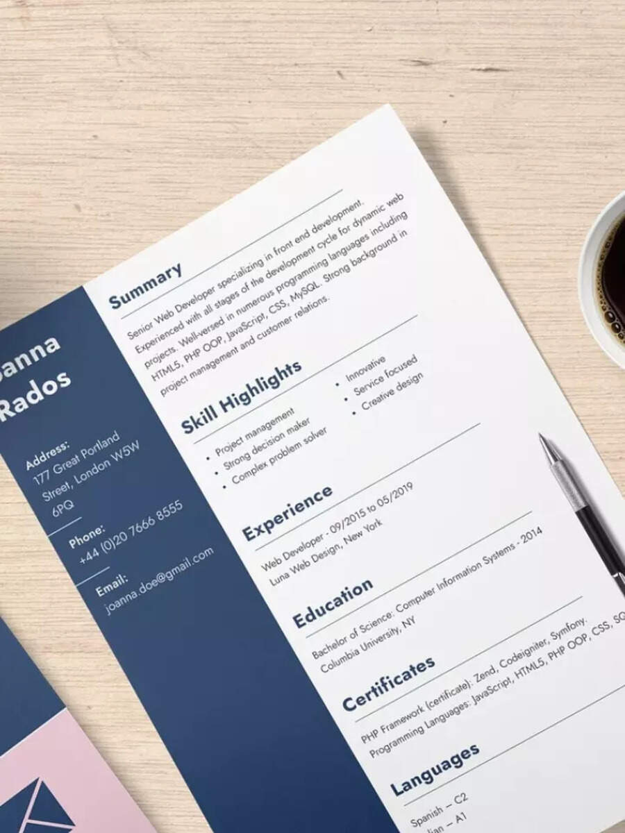 Resume Mistakes: 11 things you must never put on your resume | Times of ... Resume Mistakes: 11 things you must never put on your resume | Times of ...