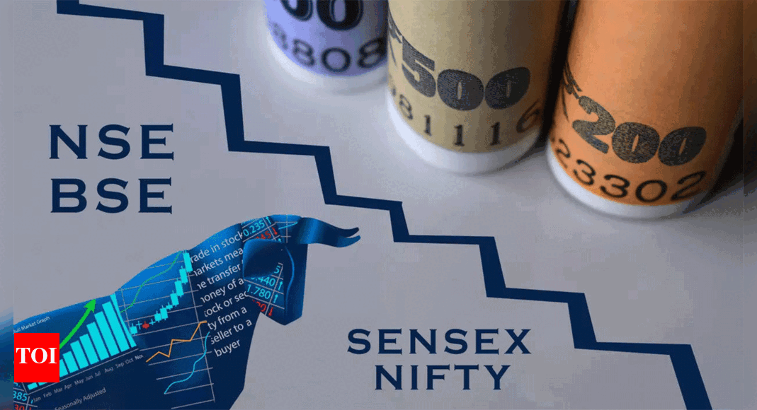 Sensex, Nifty log best week in over two months - Times of India