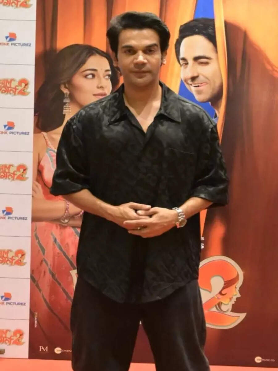 Dream Girl 2 Success Party: Rajkummar Rao, Sunny Singh And Other Men In Black Steal The ...