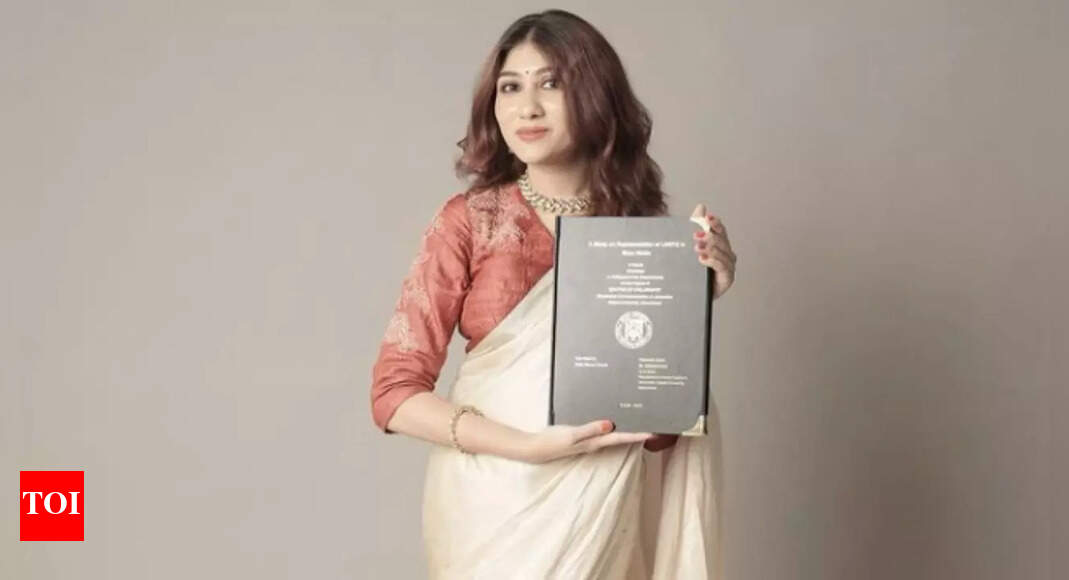 Netri Trivedi achieves a PhD milestone, dedicates the degree to her ...