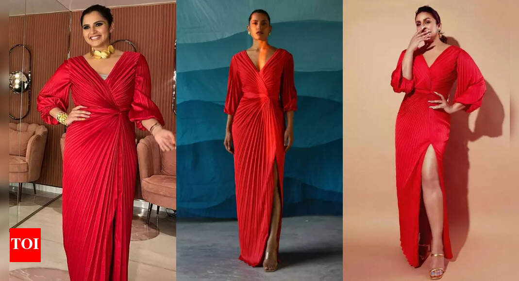 Sania Mirza vs Huma Qureshi: Who wore the scarlet gown better ...