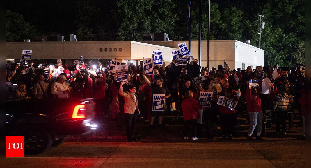 Why are auto workers on strike against three major US carmakers - Times ...