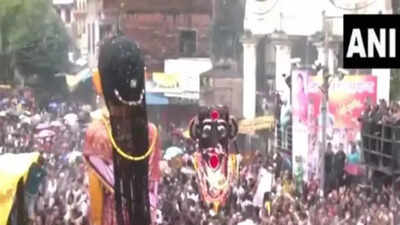 Thousands throng streets to celebrate Marbat festival in Maharashtra's ...