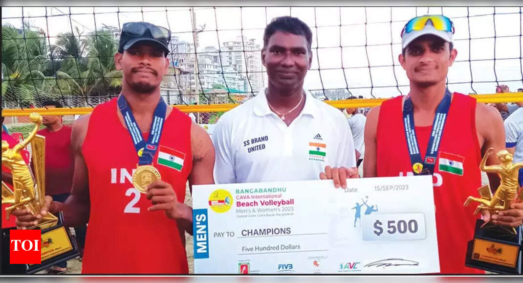 Rejected for Asian Games, Goa’s beach volleyball pair wins central Asia ...