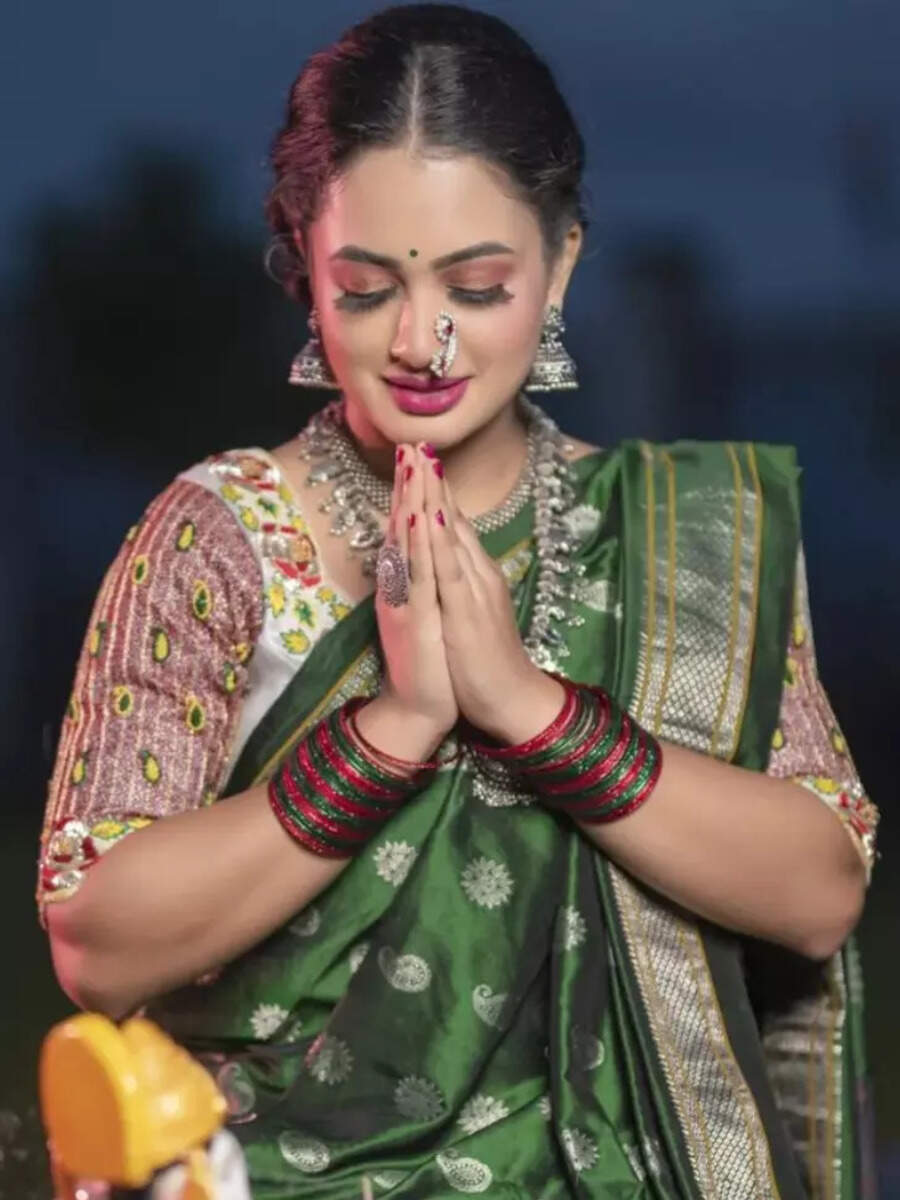 Girija Prabhu's beautiful Ganpati special photoshoot | Times of India