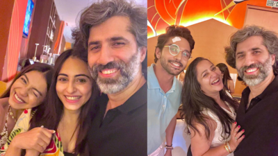 Sumit Kaul shares pictures with Harsh Rajput, Niyati Fatnani, Simran ...