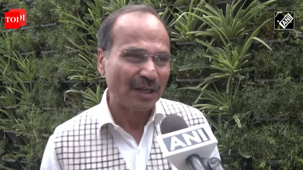 Congress MP Adhir Ranjan Chowdhury questions the government's ...