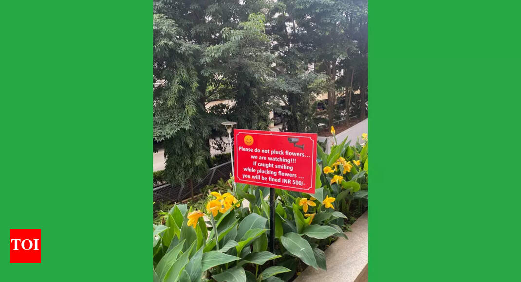 THIS "Creepiest Notice Board Ever" warns people against smiling, goes ...