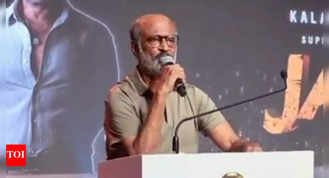 Watch: Rajinikanth delivers an emotional speech during 'Jailer' success ...