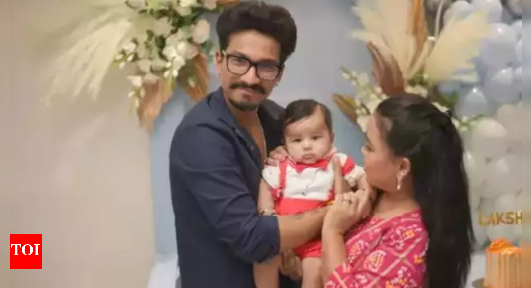 Bharti Singh, hubby Harsh Limbachiyaa and son Golla bring home their ...