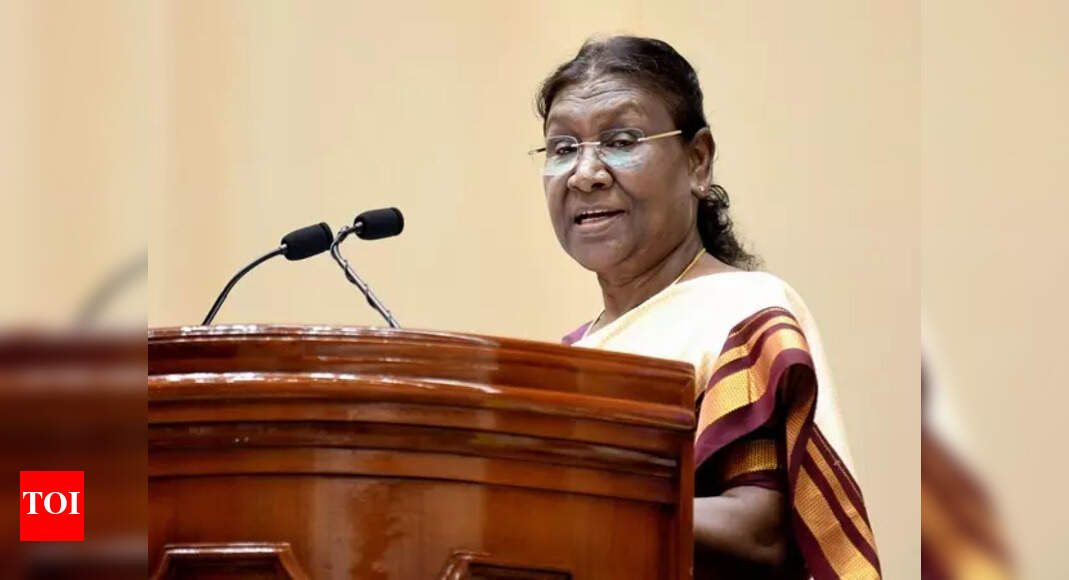 President Murmu says Women's reservation bill most transformative ...
