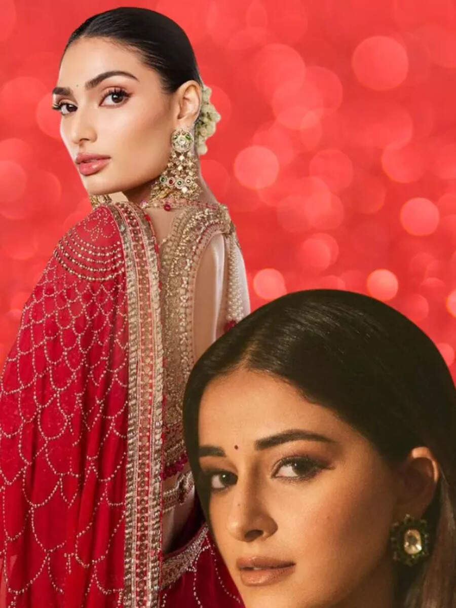 Ananya Panday, Athiya Shetty Are Giving Kajol From K3G In Red Sarees ...