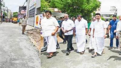 Stalin: Tamil Nadu: MK Stalin inspects road work, directs completion ...