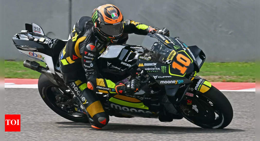 Luca Marini fastest after second India MotoGP practice | Racing News ...