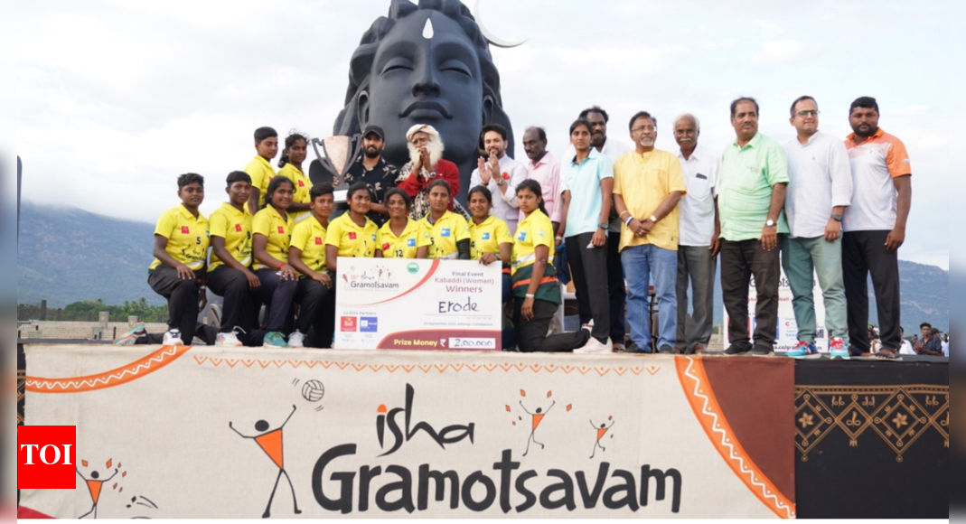 Sports: Isha Gramotsavam a social tool to break caste barriers: Union ...