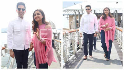 FIRST PICS! Parineeti Chopra and Raghav Chadha look resplendent as a married couple | Hindi ...